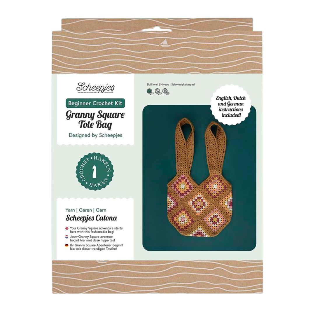 Scheepjes Crochet Kit - Scheepjes Design (Granny Square Tote Bag)