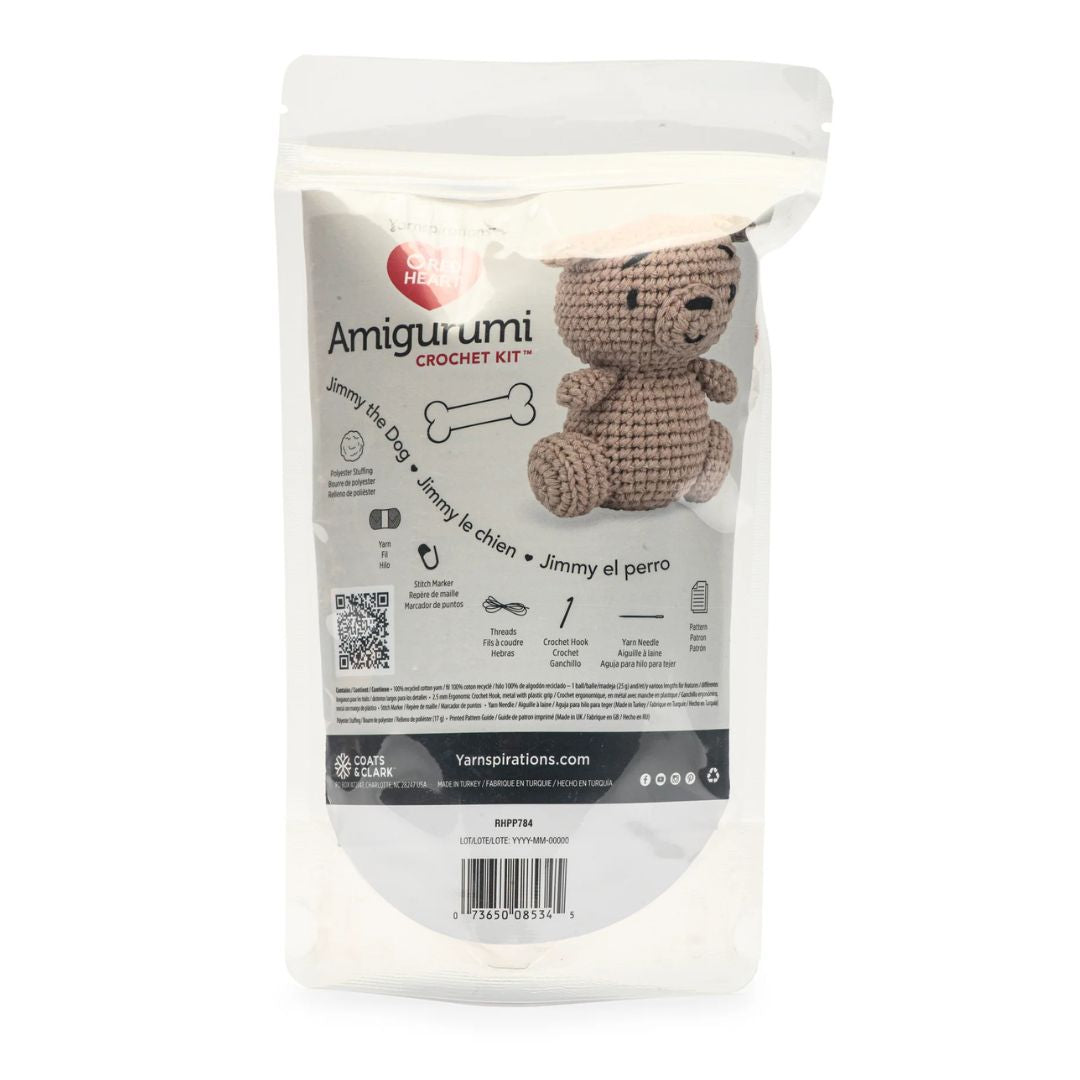 Red Heart Amigurumi Kit - Animals (Jimmy the Dog) – Craft Kit ...