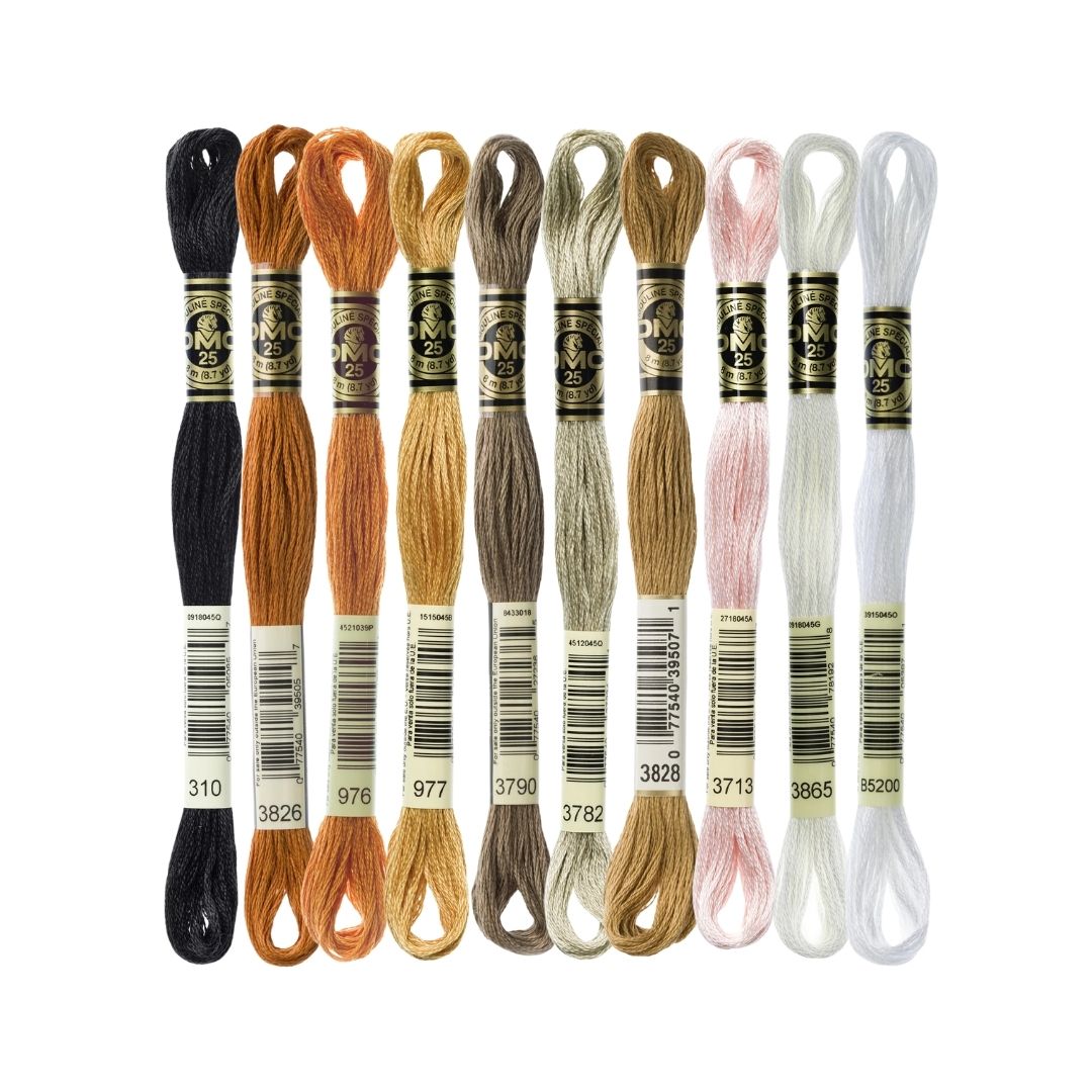 DMC Stranded Cotton Mouliné Spécial Embroidery Thread Colour Pack (Kit – Handmayk