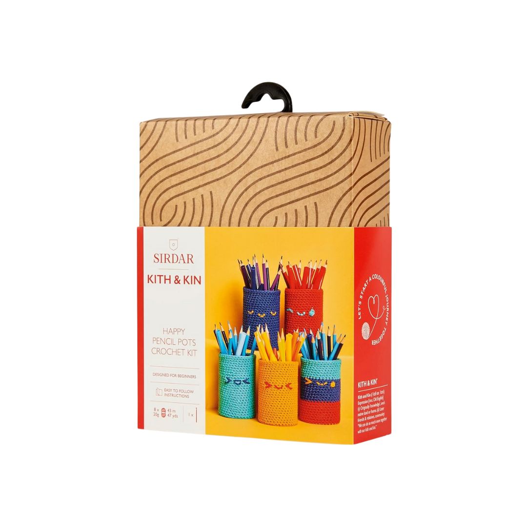 Sirdar Crochet Kit - Kith & Kin (Happy Pencil Pots)
