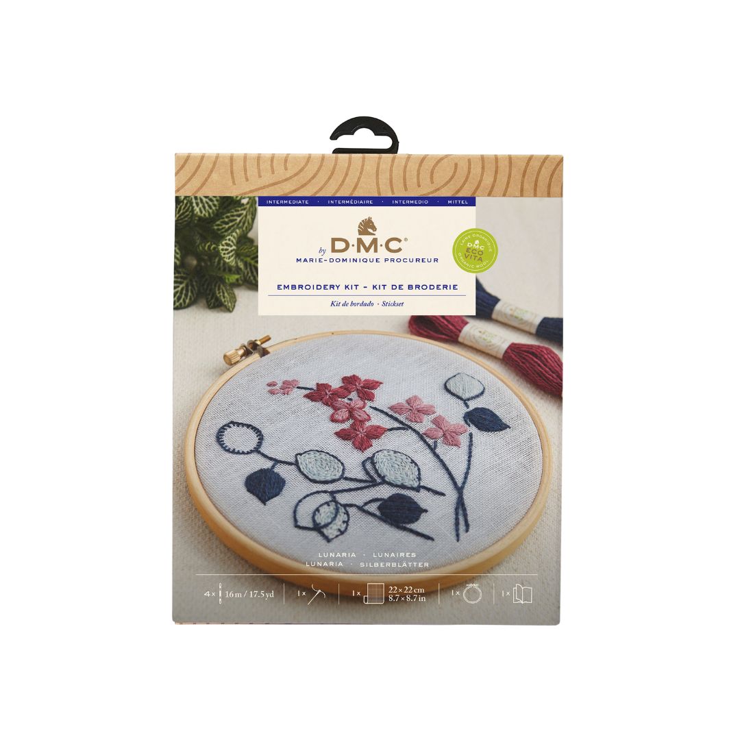 DMC Embroidery Kit - The Designer Collection (Lunaria by Marie-Dominiq ...