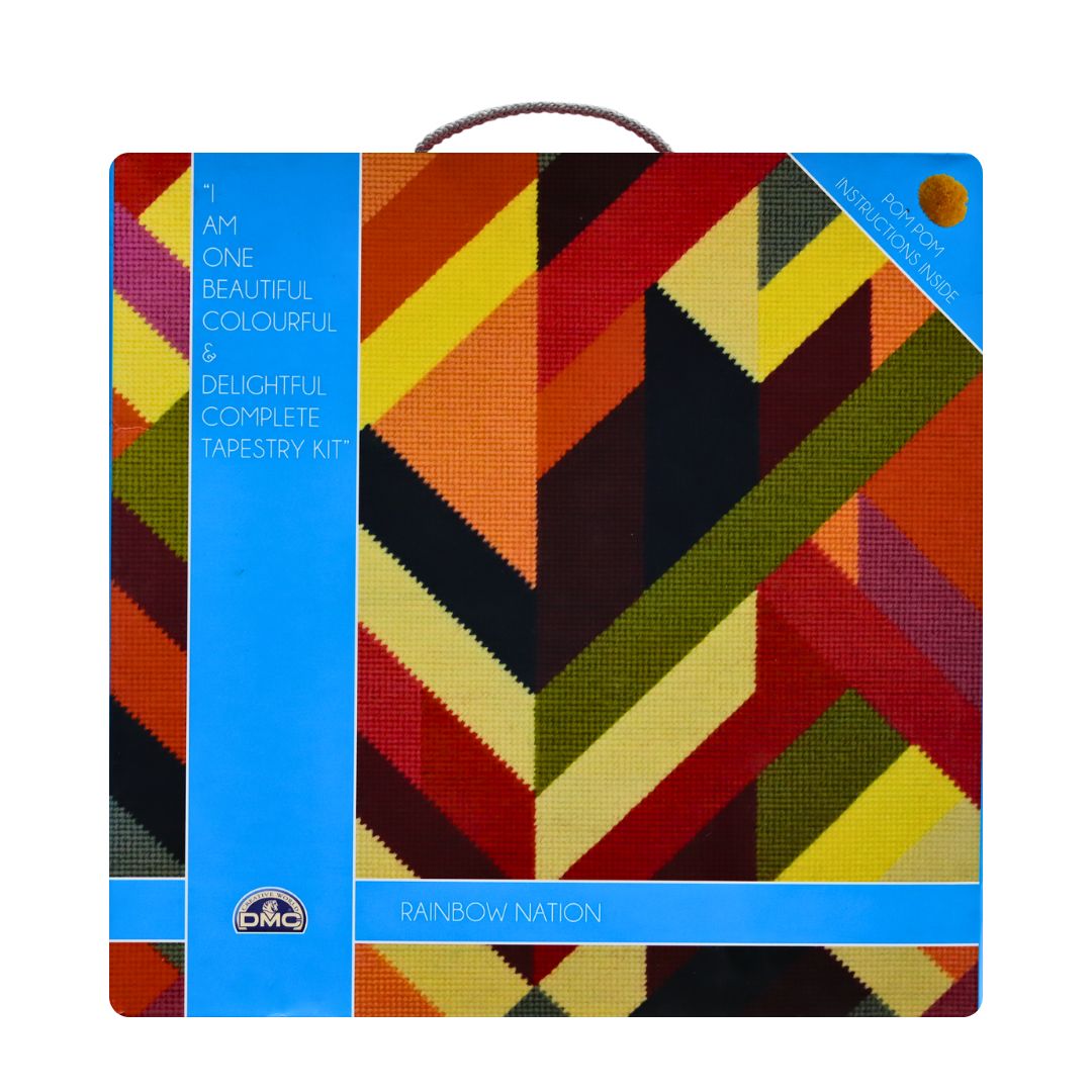 DMC Tapestry Kit - Geo (Rainbow Nation) – Craft Kit | Handmayk Dubai
